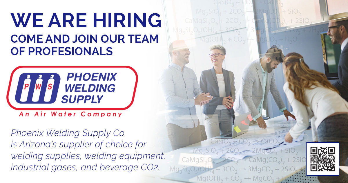 We Are Hiring - Phoenix Welding Supply LLC